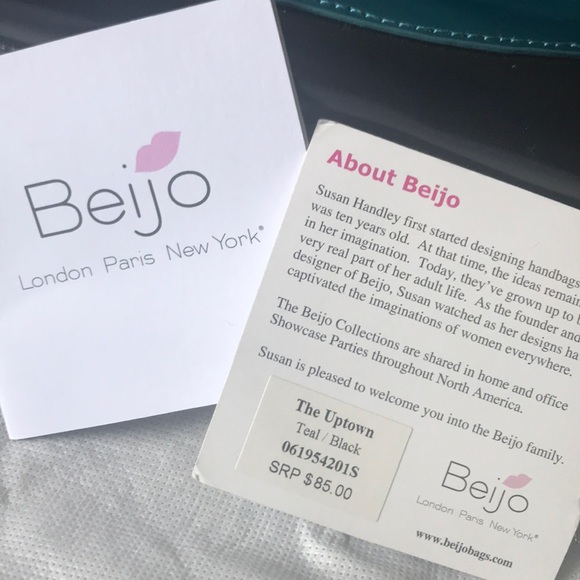 Beijo | Bags | Beijo Patent Turquoise Handbag | Poshmark